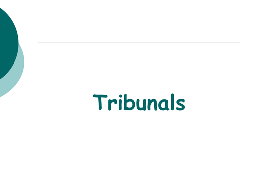 Legal Institutions Crown Prosecution Service Teaching Resources