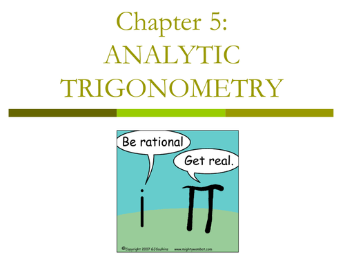 Powerpoint Lessons On Trigonometry Teaching Resources