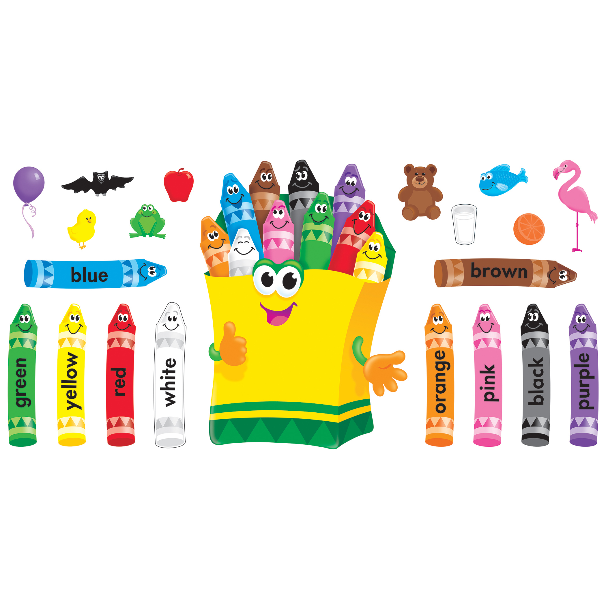 Colorful Crayons Bulletin Board Set The Teachers Lounge®