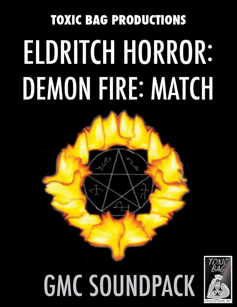 Game Masters Soundpack Eldritch Horror Demon Fire Match Toxic Bag