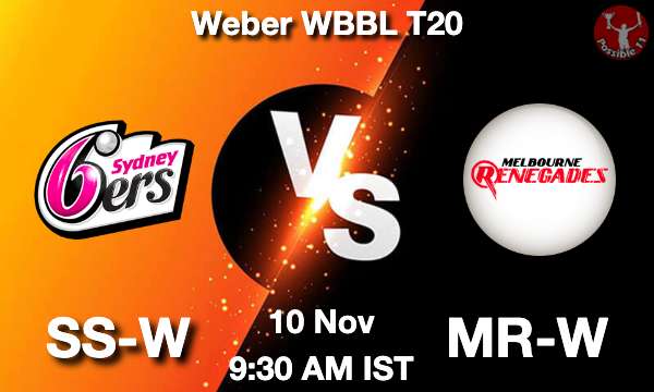 Ss W Vs Mr W Dream11 Team Prediction Fantasy Cricket Tips