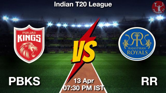 Pbks Vs Rr Dream11 Team Prediction Fantasy Cricket Tips 13 Apr 2024