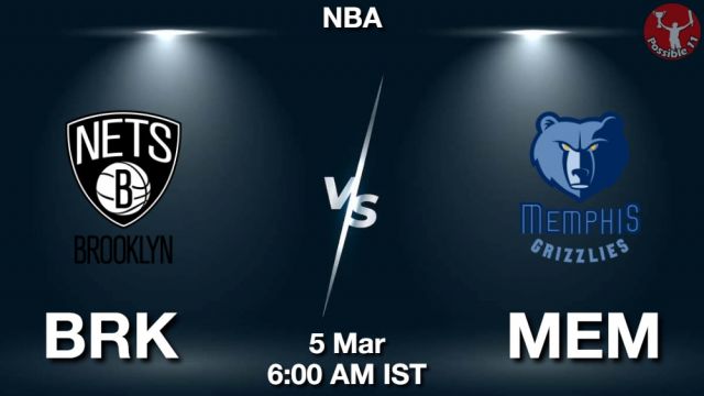 Brk Vs Mem Dream11 Team Prediction Fantasy Nba Tips 05 Mar 2024