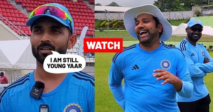 Rohit Sharmas Hilarious Reaction After Rahane Tells I Am Still Young