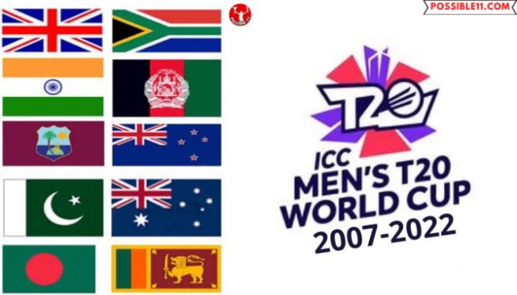 T20 World Cup Winners List From 2007 To 2022