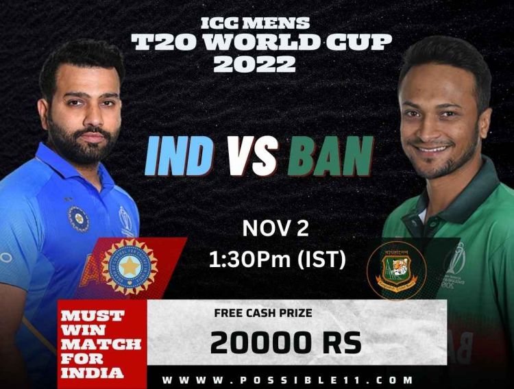 India Vs Bangladesh Highlights T20 World Cup 2022 Super 12 Group 2