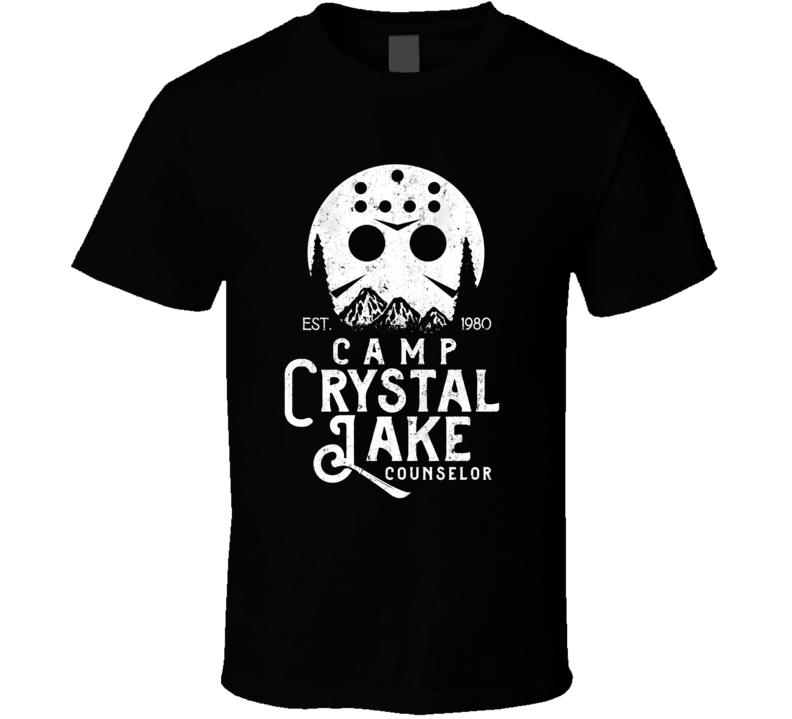 Camp Crystal Lake Counselor Friday The 13th Horror Movie T Shirt