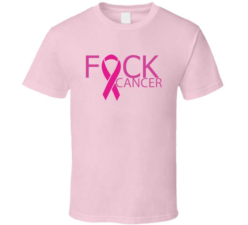 F Cancer Pink Breast Cancer Awareness T Shirt Pink Ribbon T