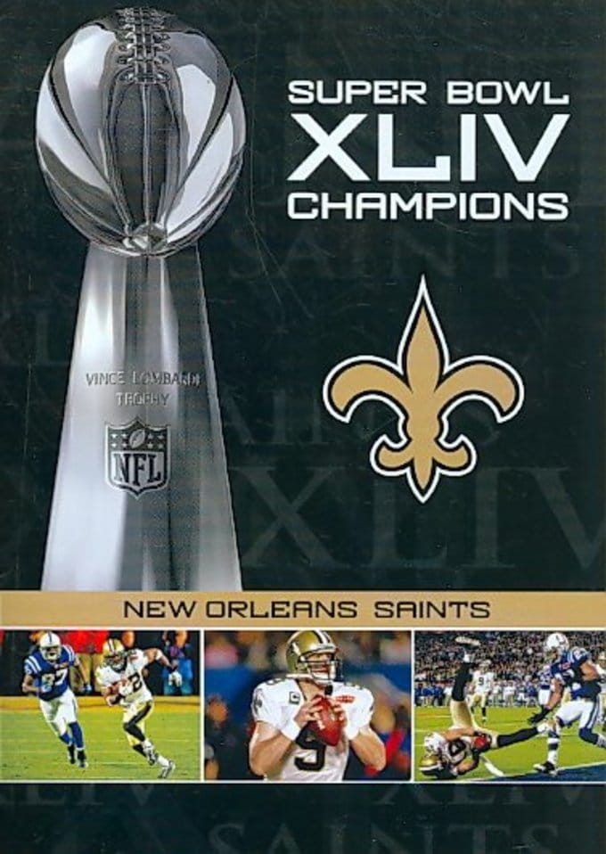 Football New Orleans Saints Super Bowl Xliv Champions Dvd 2010