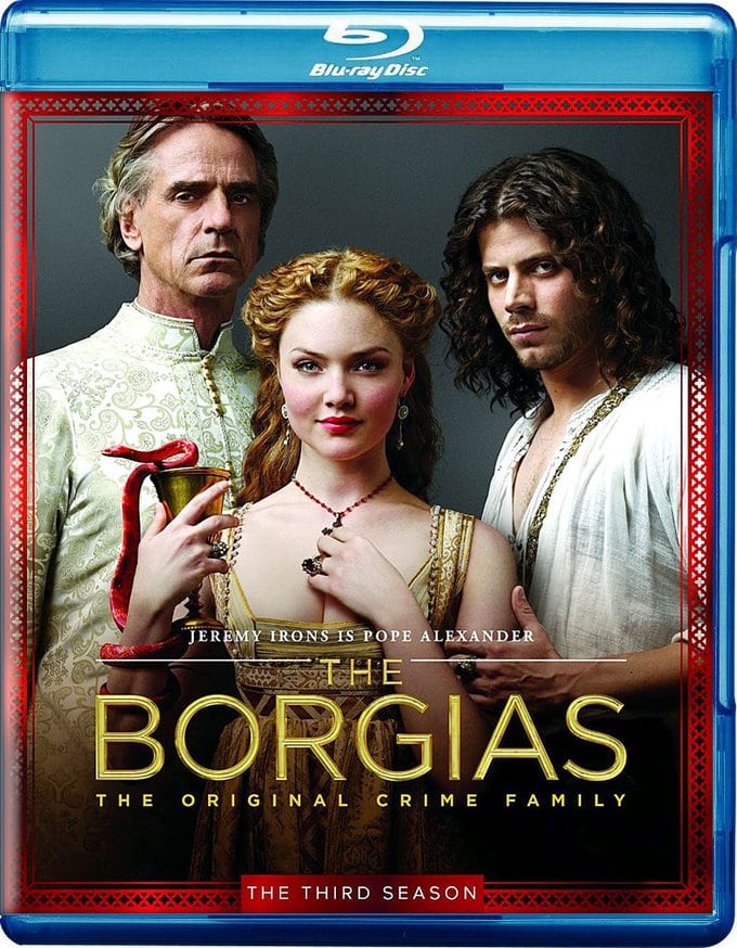 The Borgias Season 3 Blu Ray 2015 Television On Showtime Ent