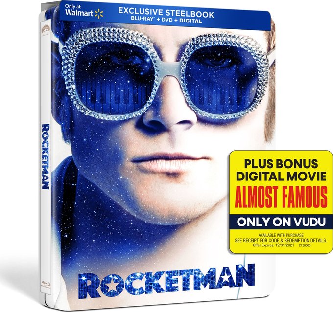 Rocketman Blu Ray Steelbook 2019 Paramount