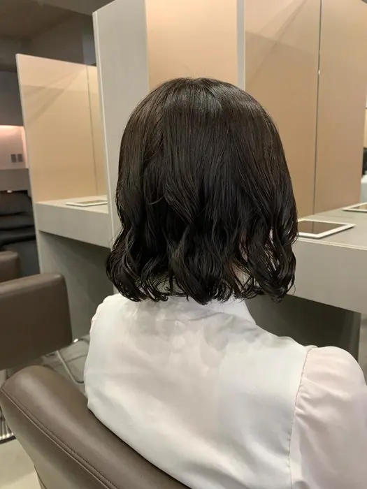 ボブパーマコテ巻き風 パーマno1深江秀平s I T E所属のヘアカタログ20220428111556｜ミニモ