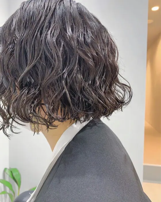 ボブパーマコテ巻き風 パーマno1深江秀平s I T E所属のヘアカタログ20220529221341｜ミニモ