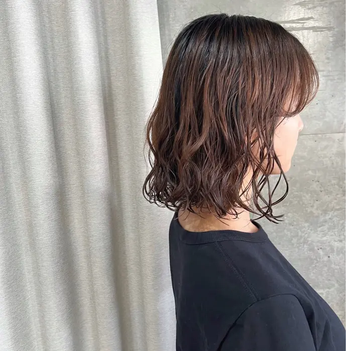 ボブパーマコテ巻き風 パーマno1深江秀平s I T E所属のヘアカタログ20240503102024｜ミニモ