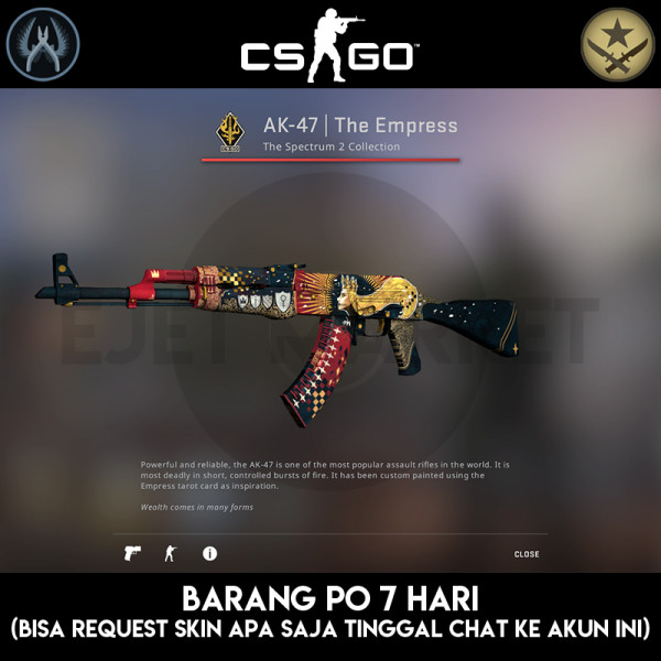 Beli Item 7 Hari Ak 47 The Empress Field Tested Counter Strike