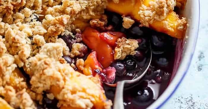 Mango Blueberry Crumble Punchfork