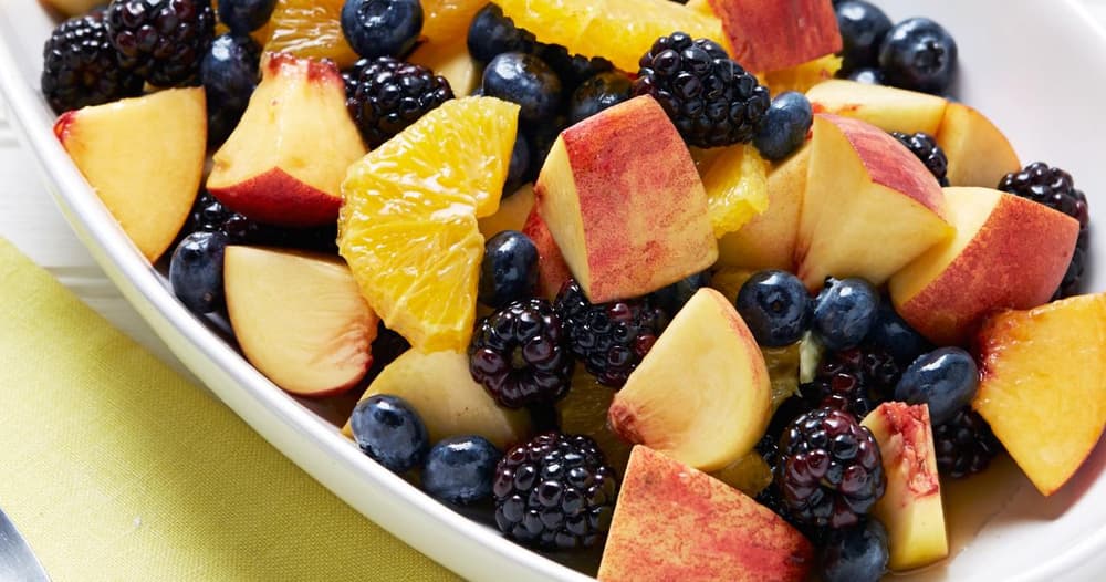 Spiked Summer Fruit Salad Punchfork