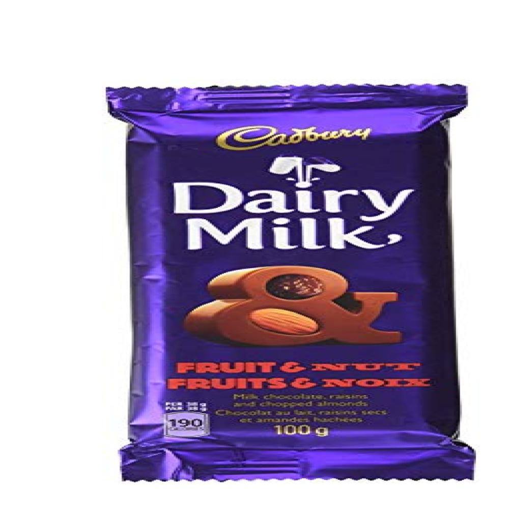 Buy Cadbury Dairy Milk Fruit And Nut 100g Packet Online At Natures Basket