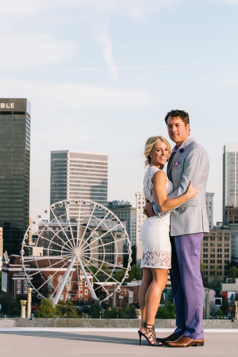 Couples Photos Detroit Lions Quarterback Matthew Stafford And Kelly