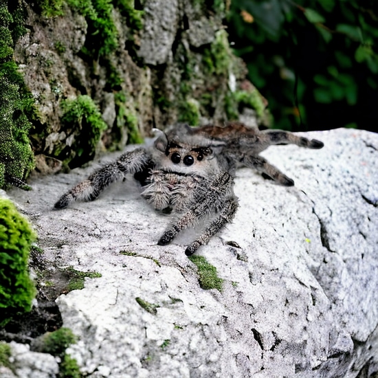 I8 Female Regal Jumping Spider By The Spoodiverse