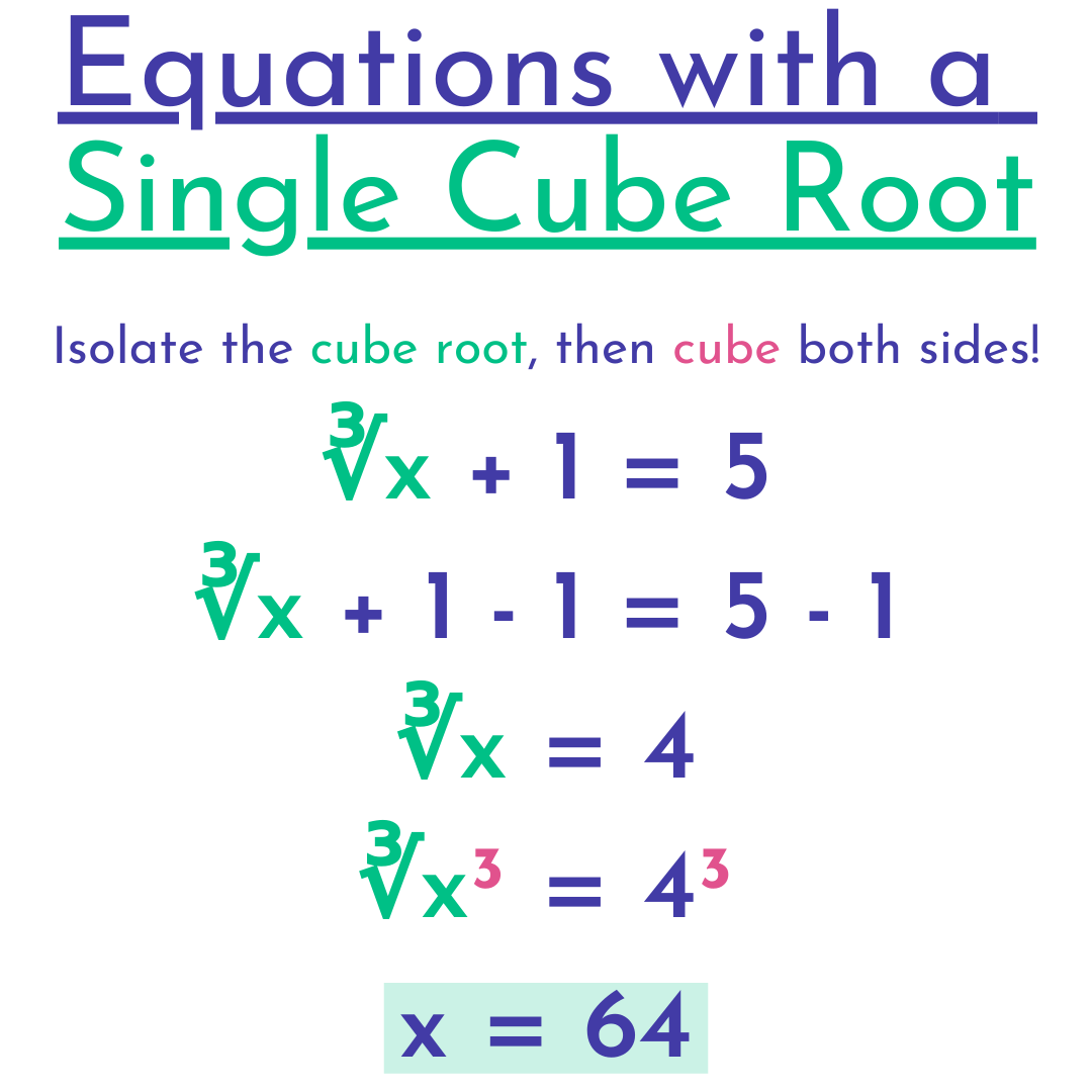 Solving Radical Equations Examples And Practice Expii