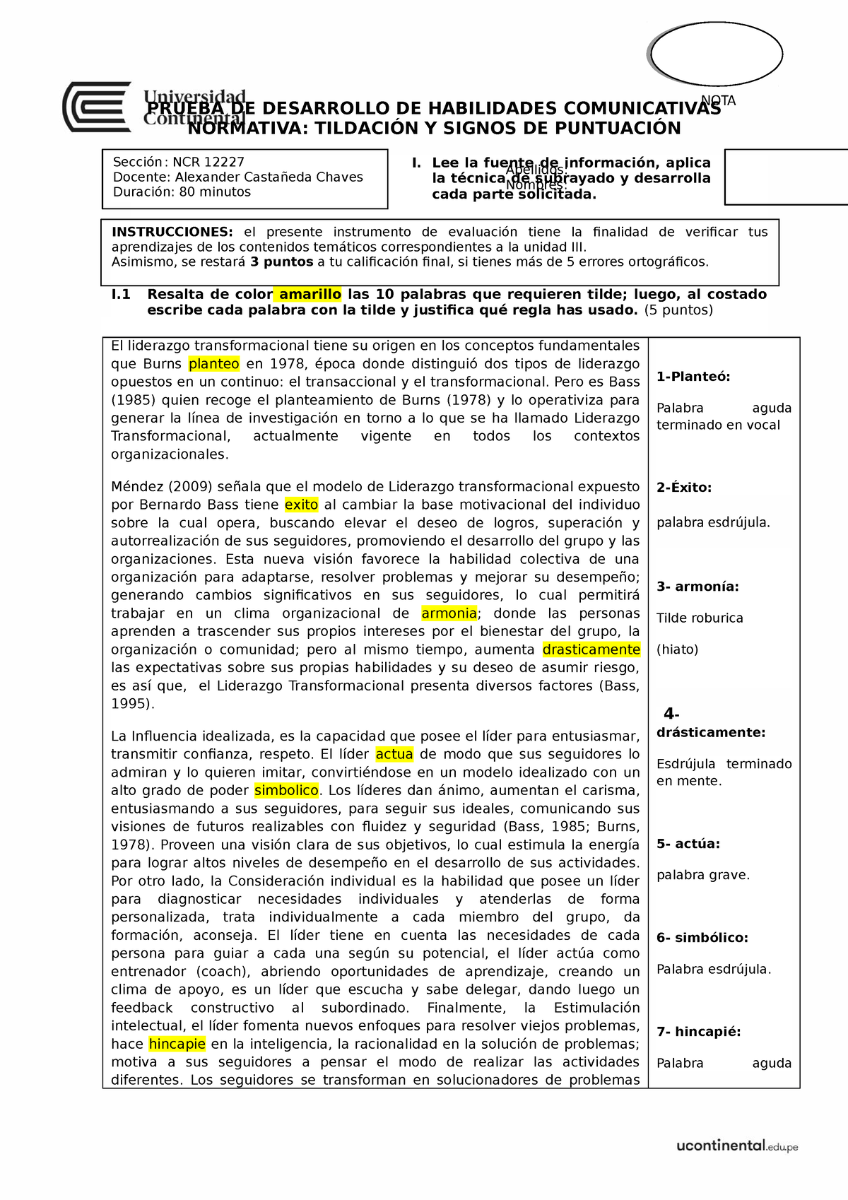 Consolidado 2 Todo Resuelto Prueba De Desarrollo De Habilidades