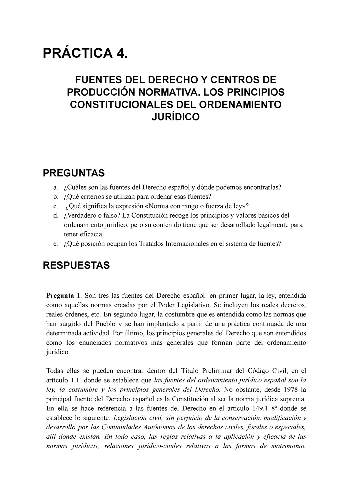 Practica 4 Constitución Y Sistema De Fuentes PrÁctica 4 Fuentes Del