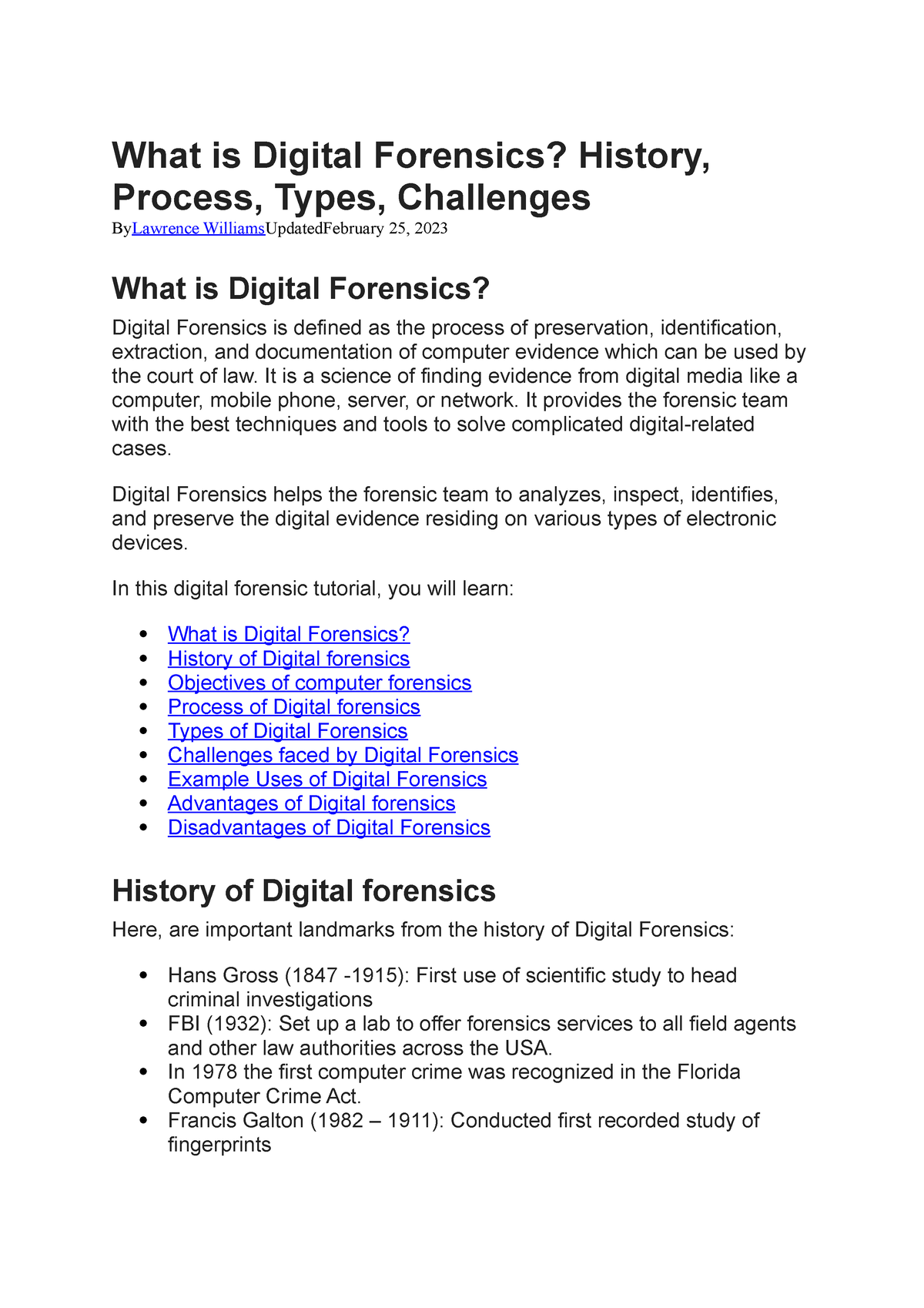 What Is Digital Forensics It Is A Science Of Finding Evidence From