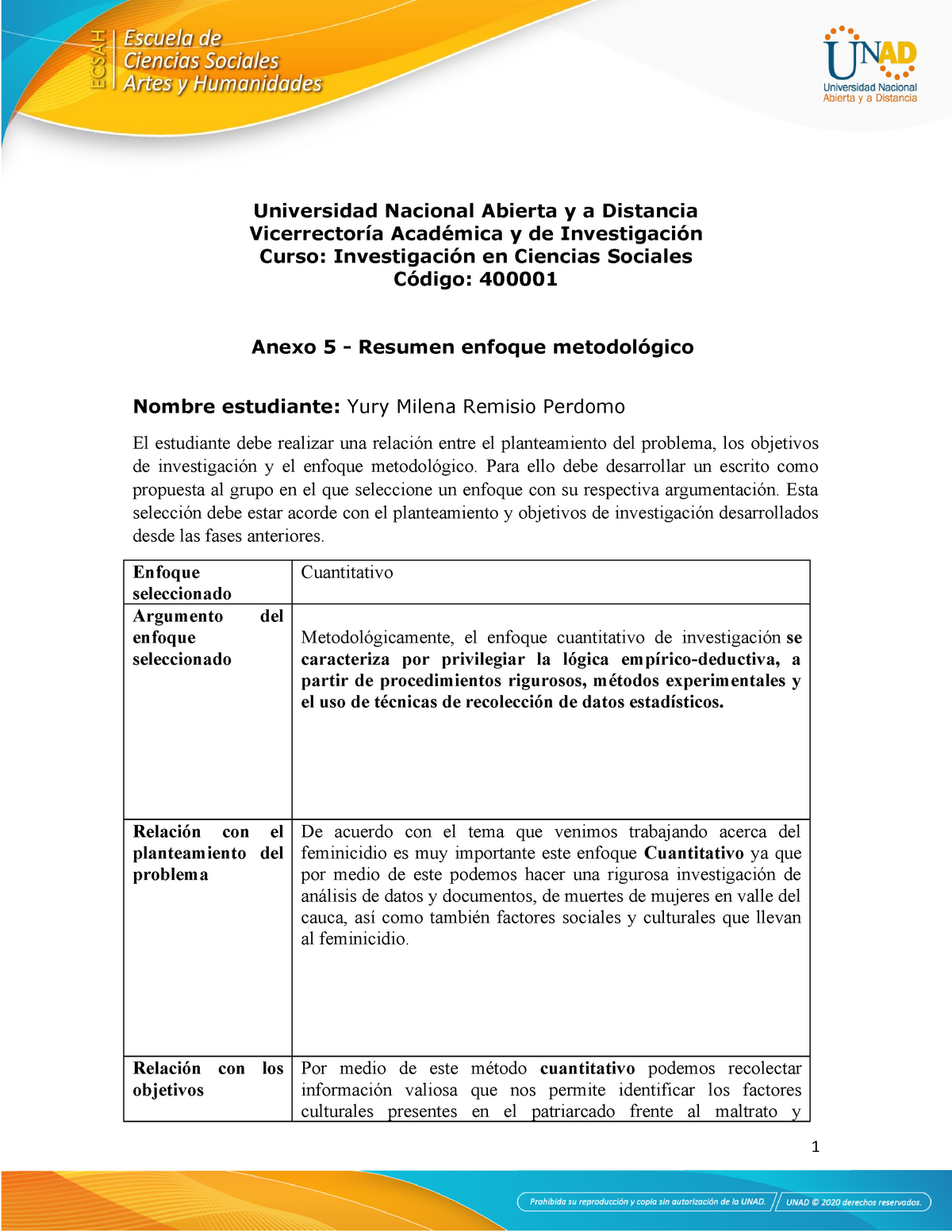 Anexo 5 Resumen Enfoque Metodológico Universidad Nacional Abierta Y