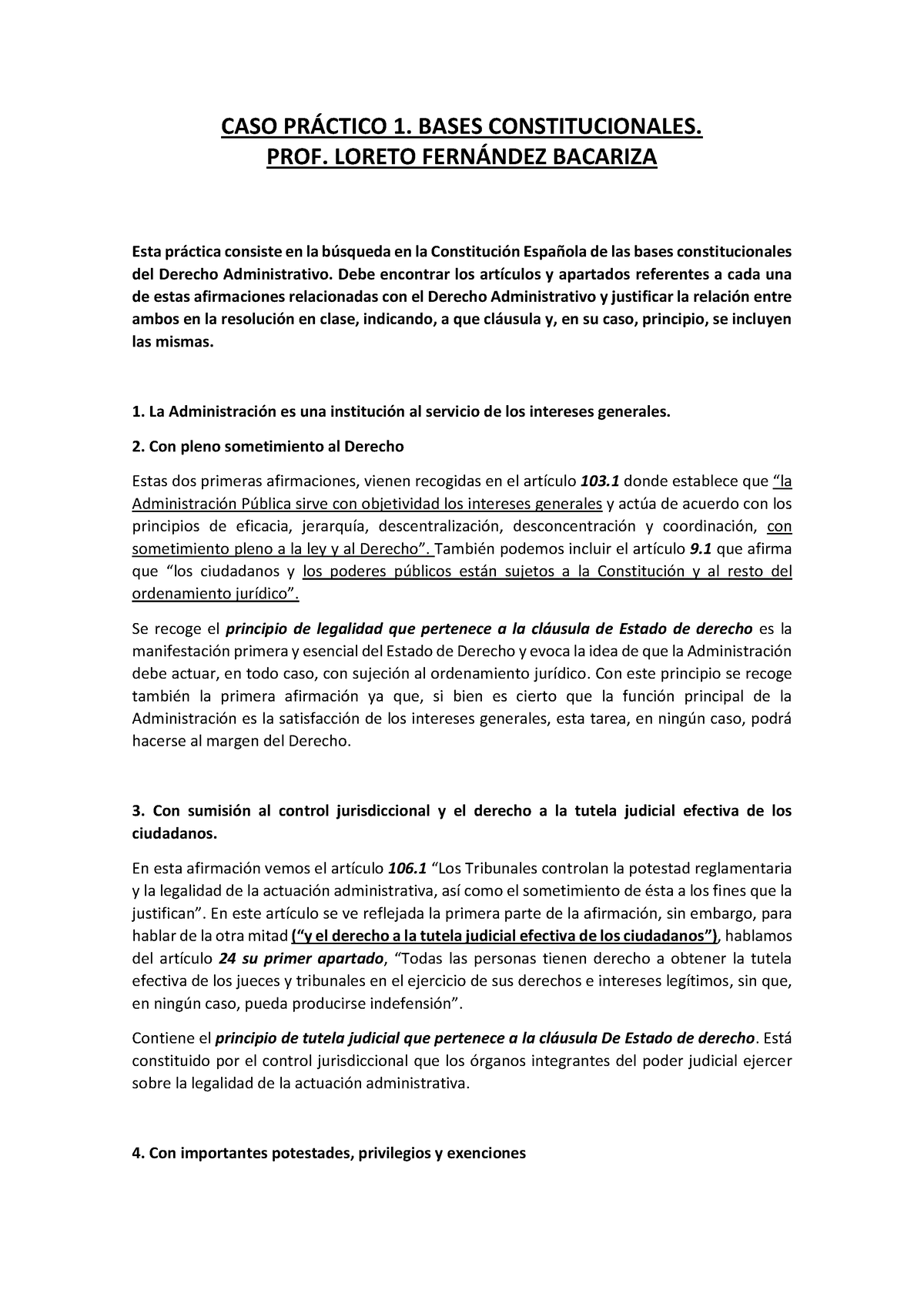 Caso Práctico 1 Caso Práctico 1 Derecho Administrativo Caso