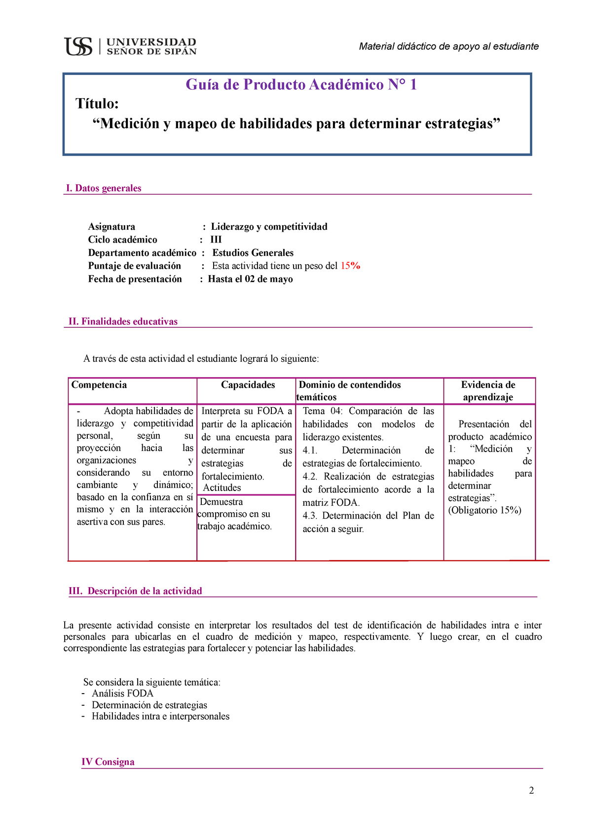 Cuadro Comparativo 4 Lecture Notes 235 Guía De Producto Académico N