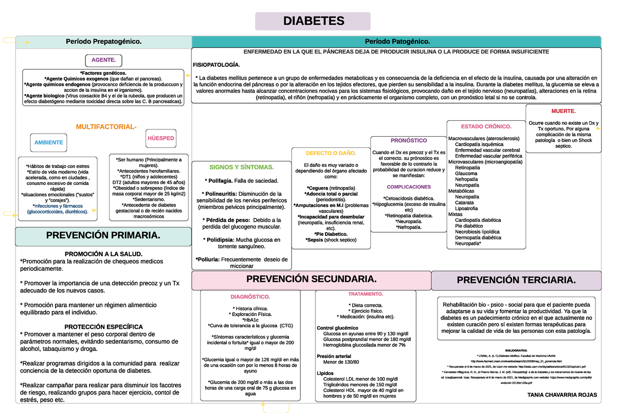 Historia Natural De Dm Cuadro De Leavell Y Clark Diabetes Mellitus