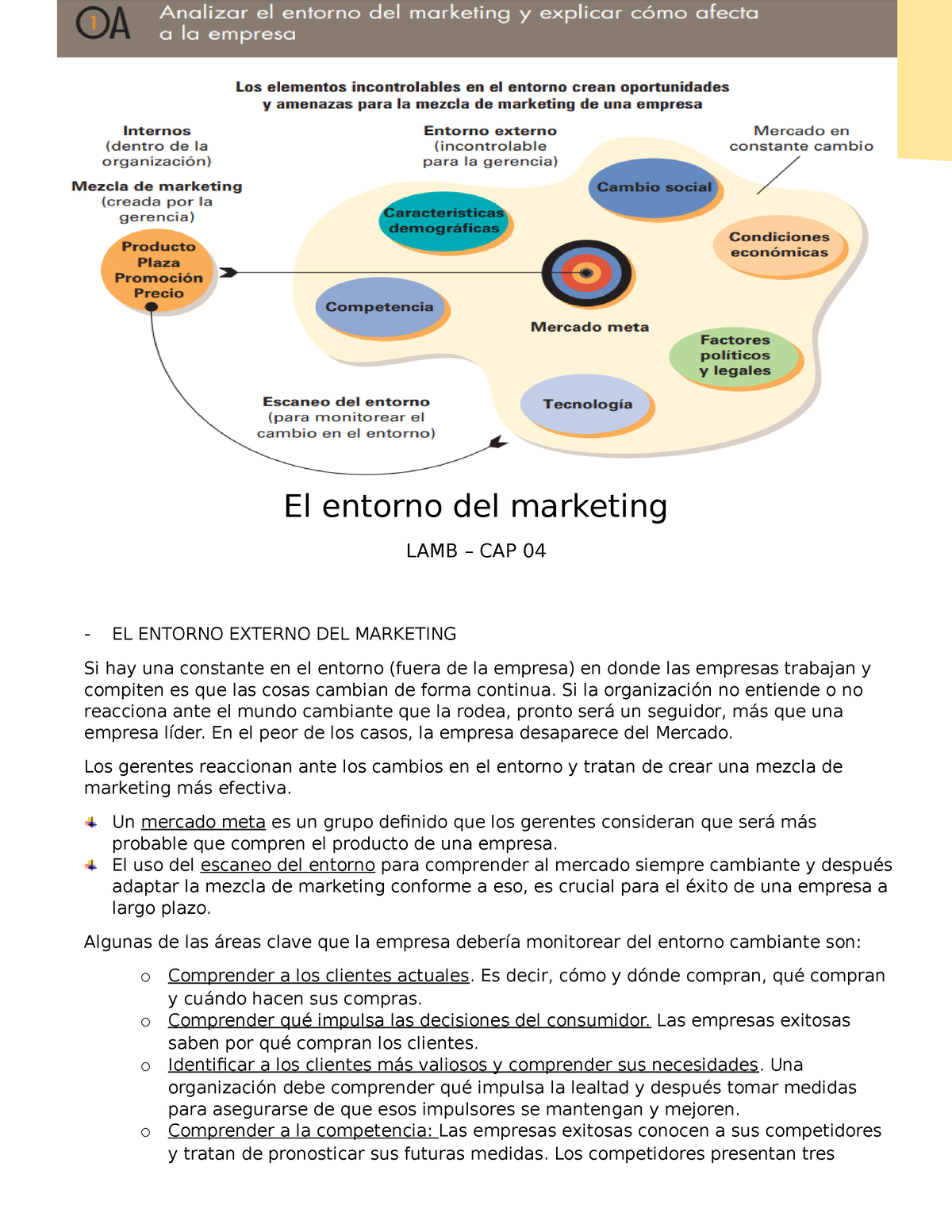 Resumen De Mkt 2020 02 Final El Entorno Del Marketing Lamb Cap 04