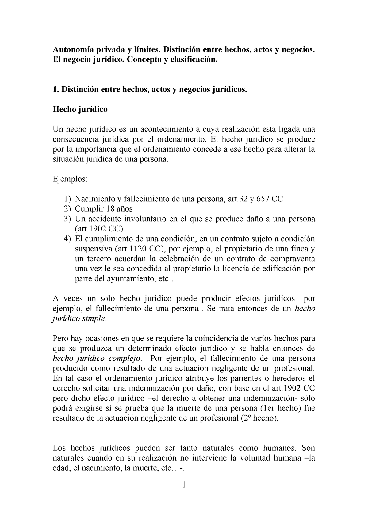 Tema El Negocio Jurídico3 Tagged Autonomía Privada Y Límites