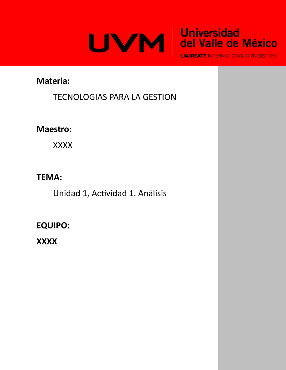 Actividad 1 Análisis Tecnologias Para La Gestion Materia