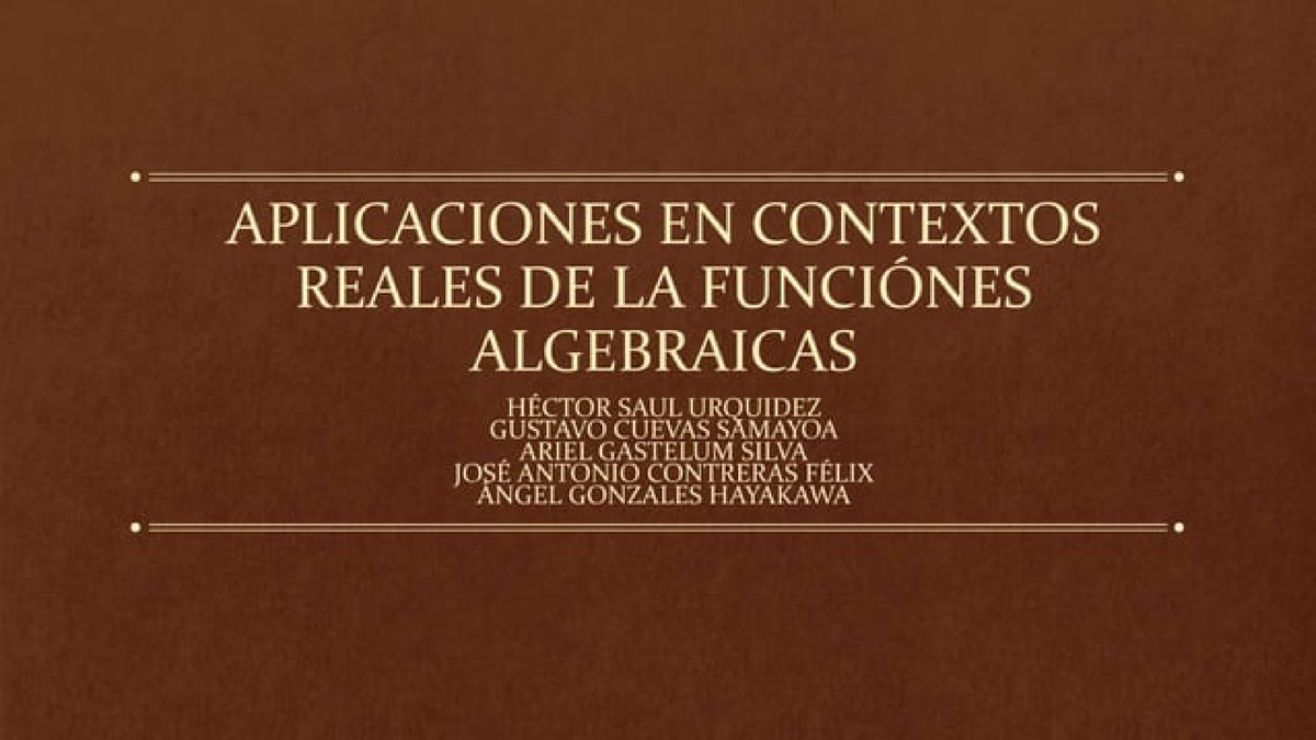 Aplicaciones De Las Funciones Algebraicas Fisica Studocu