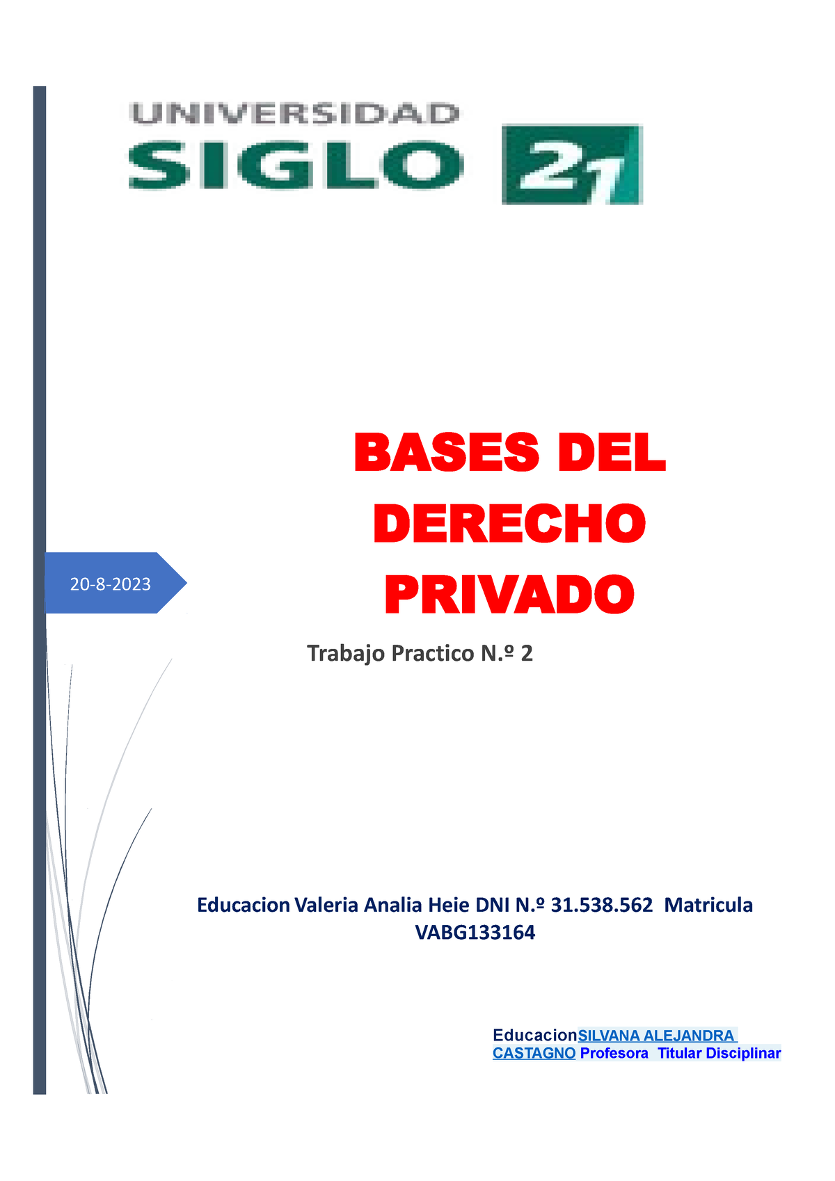 Bases Del Derecho Privado Practico 2 20 8 Bases Del Derecho Privado