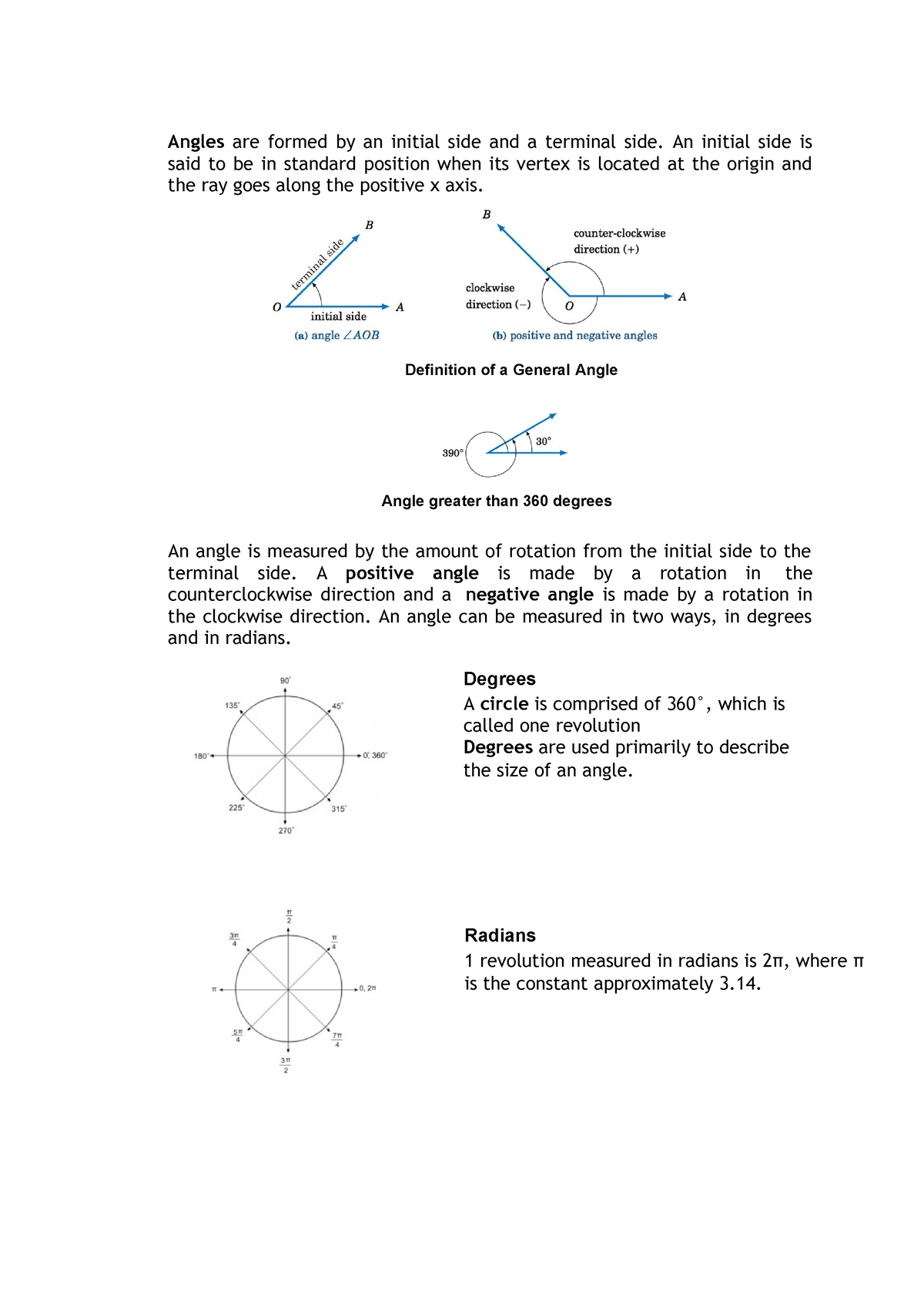 Trigonometric Function And Angel Angle Greater Than 360 Degrees