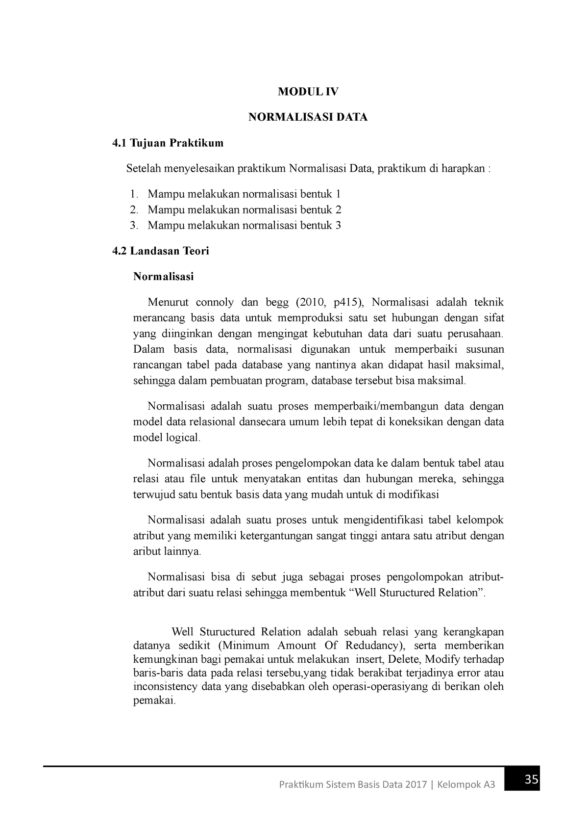 Praktikum Basis Data Modul 4 Fix Praktikum Sistem Basis Data 2017