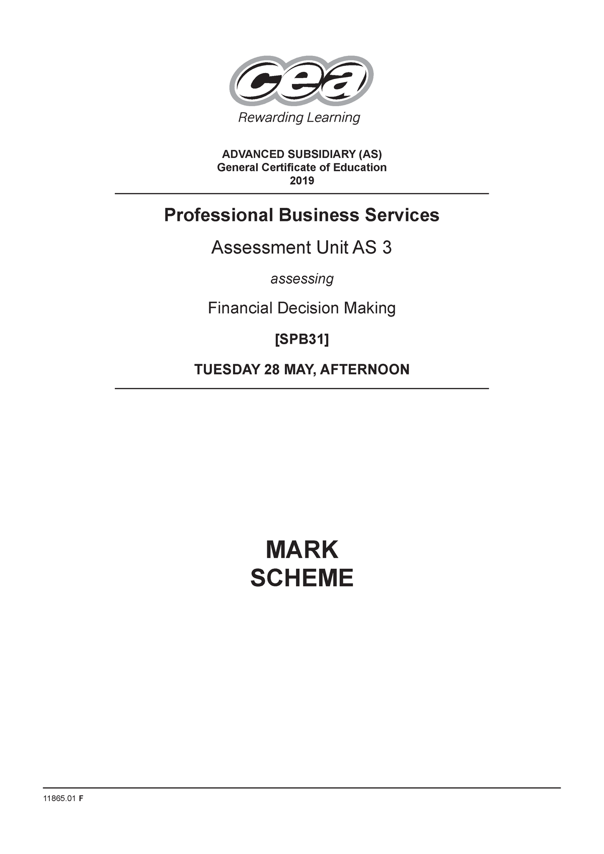 A2as Professional Business Services Revised Past Papers Mark Schemes