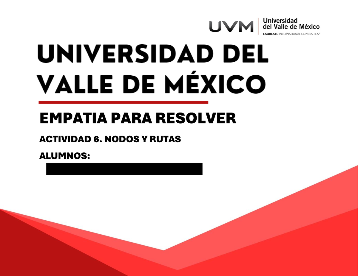 A6 Nodos Y Rutas Empatia Para Resolver Actividad 6 Nodos Y Rutas