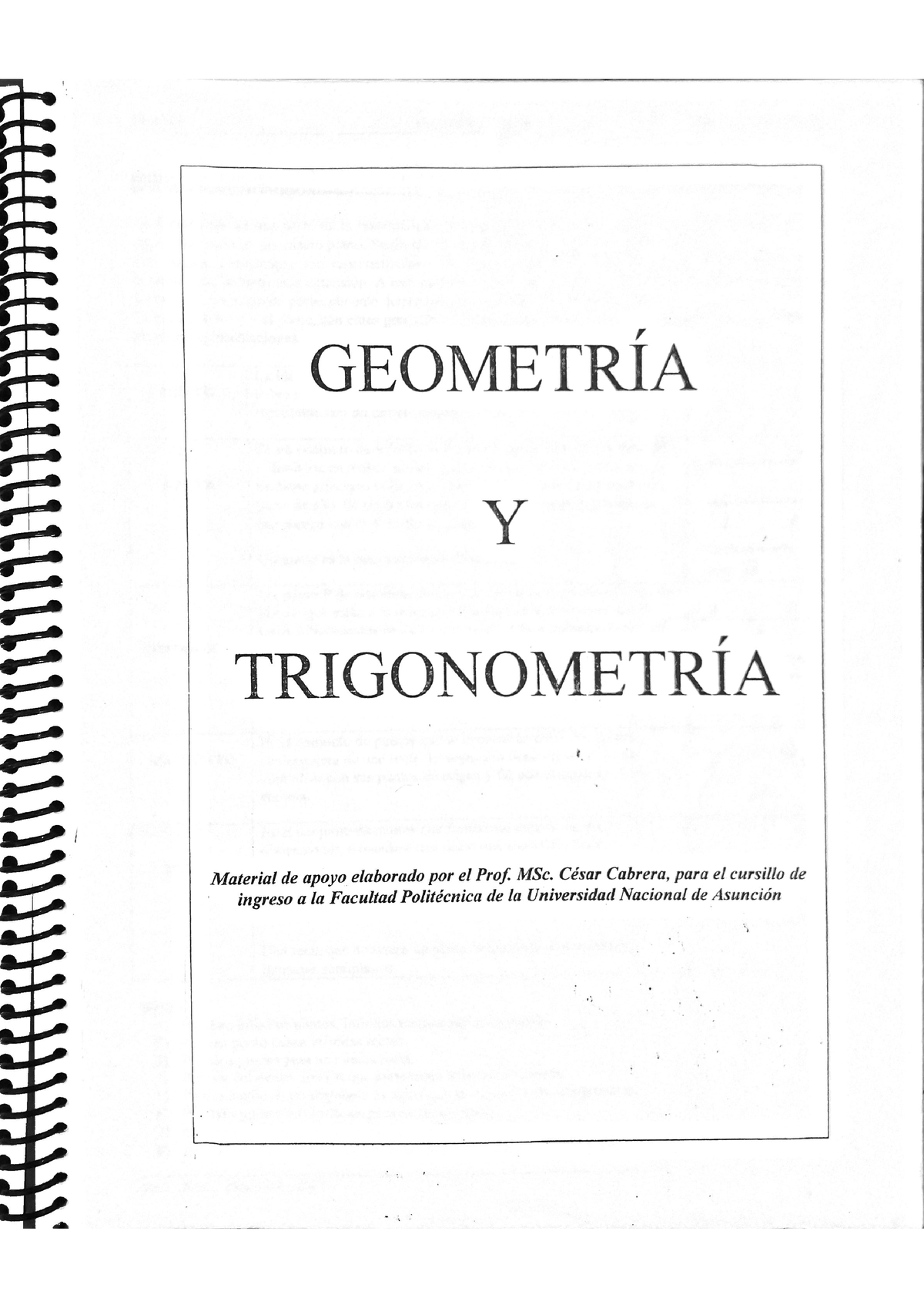 Geometría Y Trigonometría Studocu