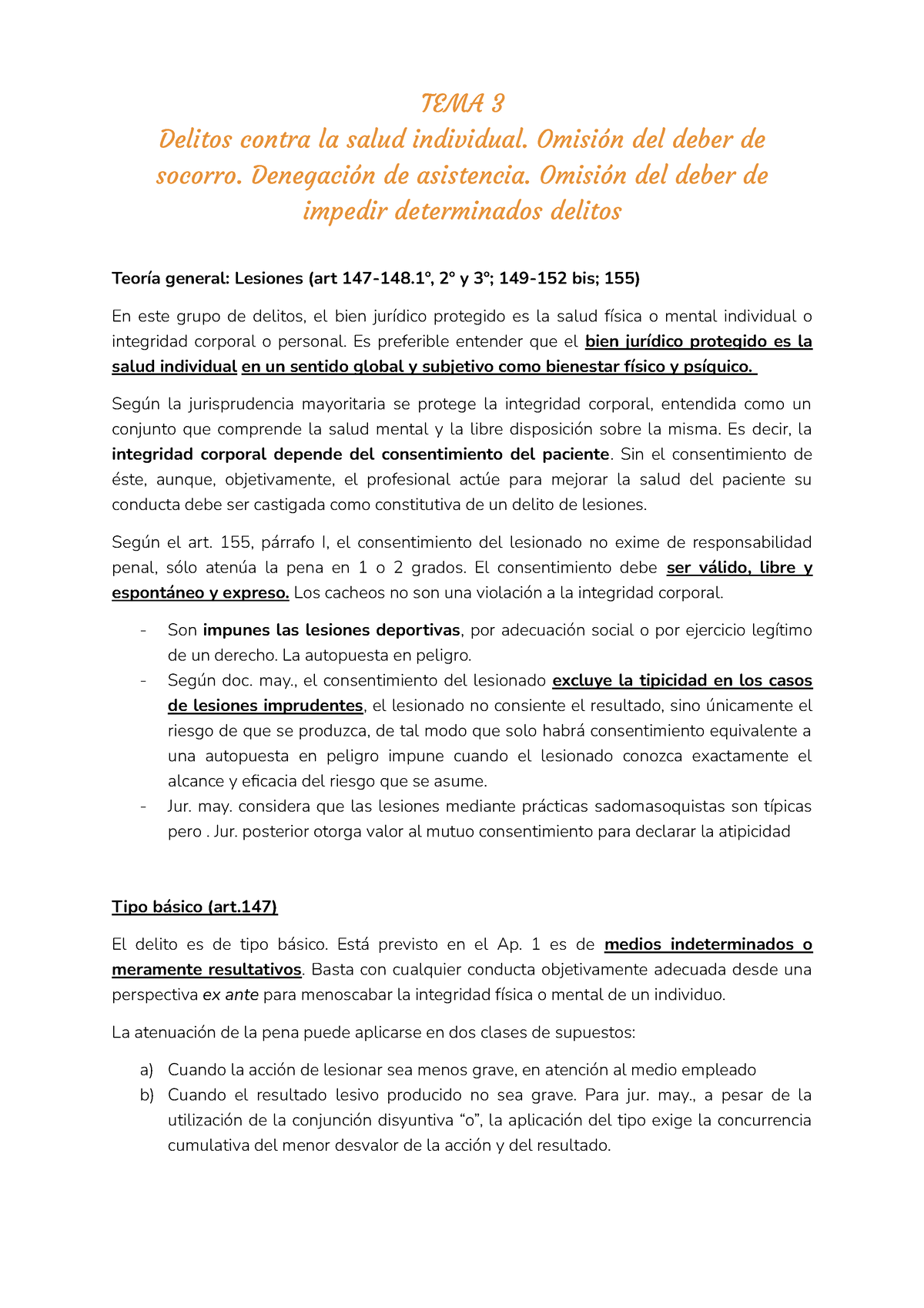 Tema 3 Apuntes De Tipologías Penales Tema 3 Delitos Contra La Salud