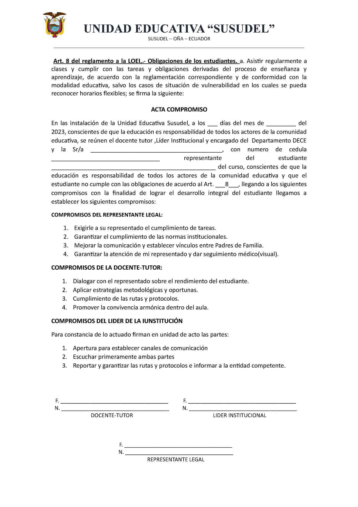 02 Acta Compromiso Incumplimiento De Tareas Escolares Copia Unidad