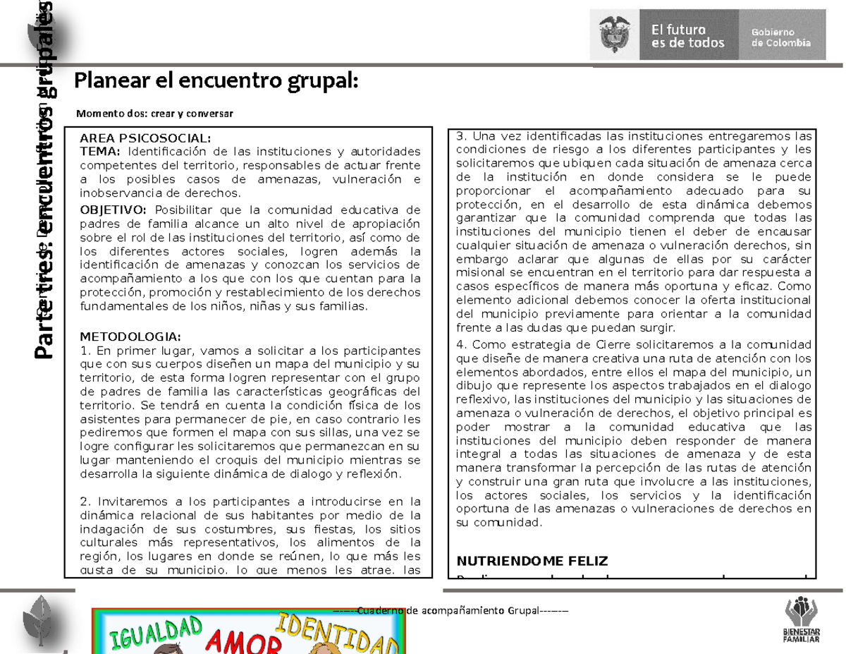 Planeacion Grupal 13 02 2023 Psicosocial Planear El Encuentro