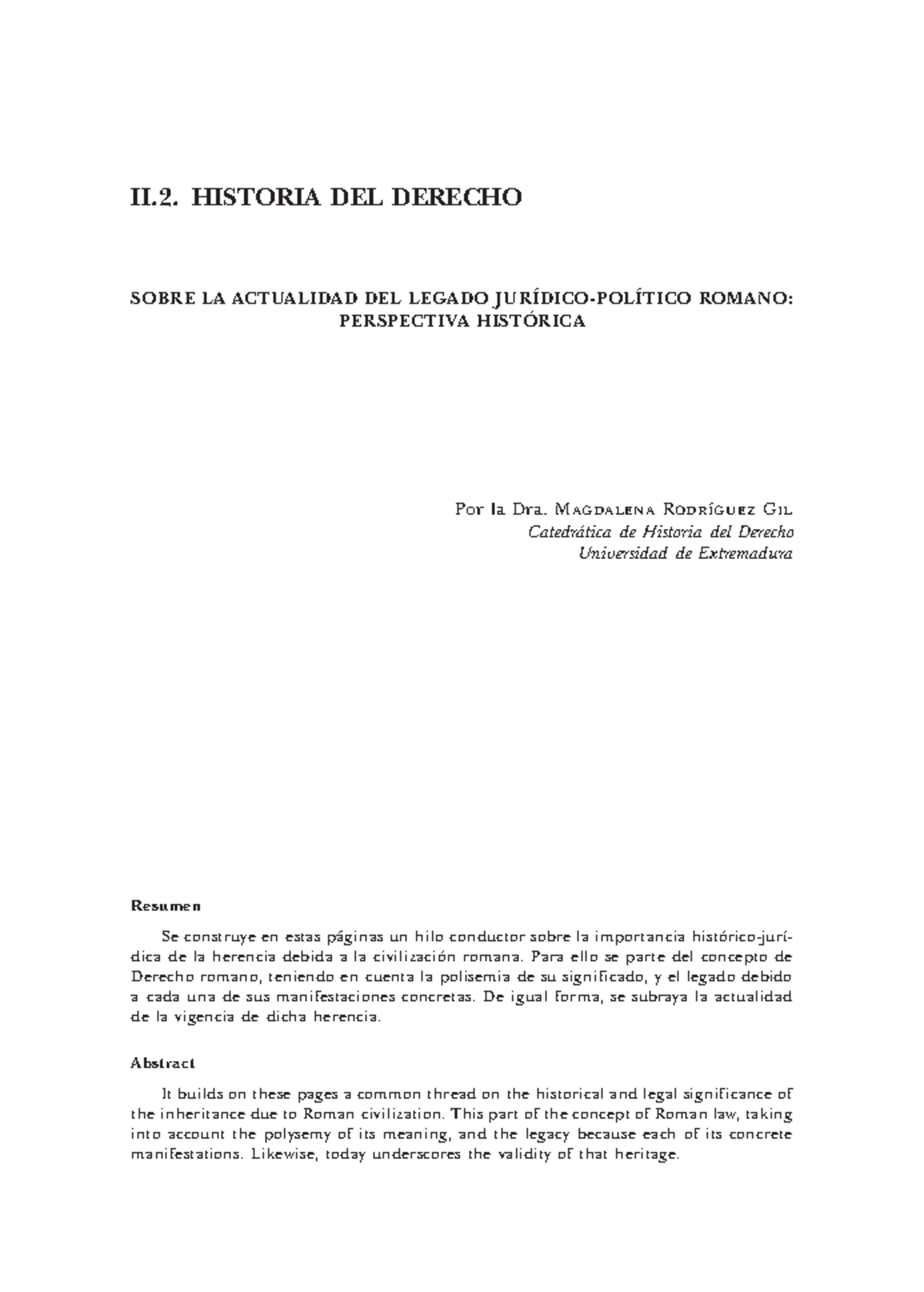 Historia Del Derecho Peruano Ii Historia Del Derecho Sobre La