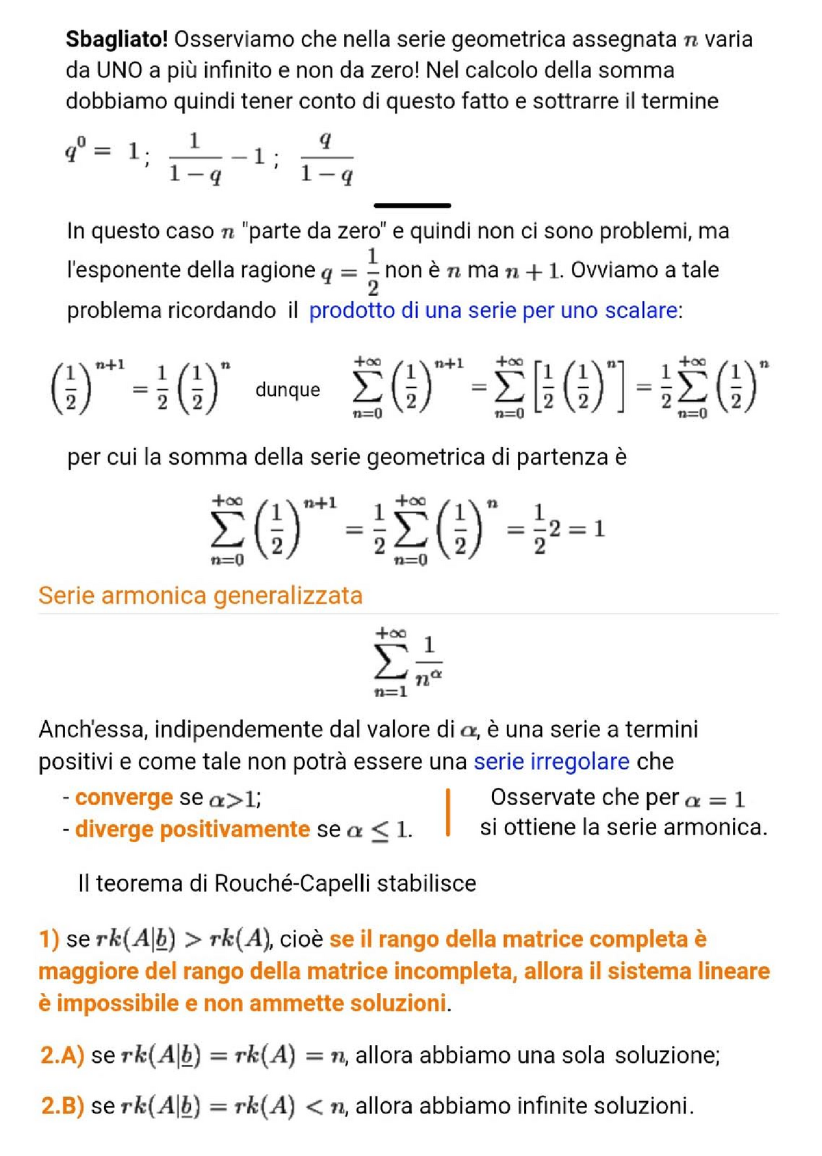 Mate 2 Formulario Matematica Generale Studocu