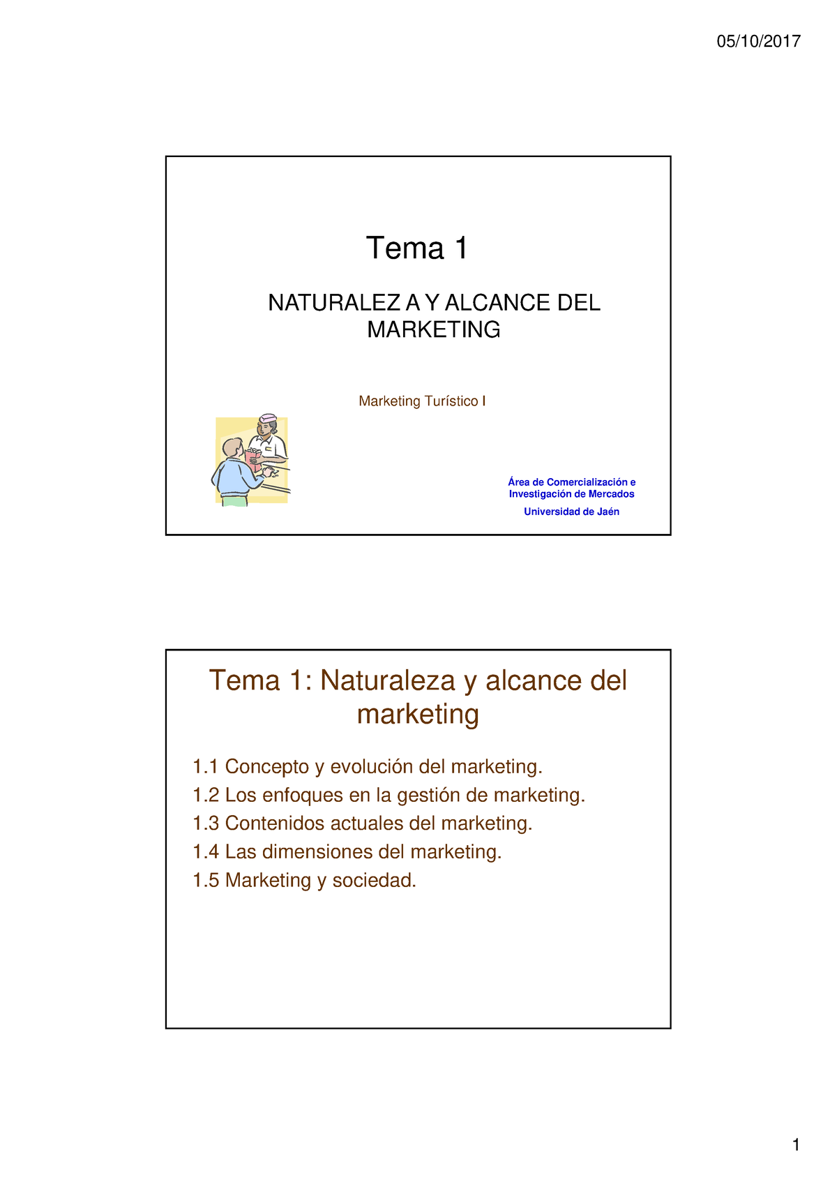 Tema 1naturaleza Y Alcance Del Marketing Presentacion Clase