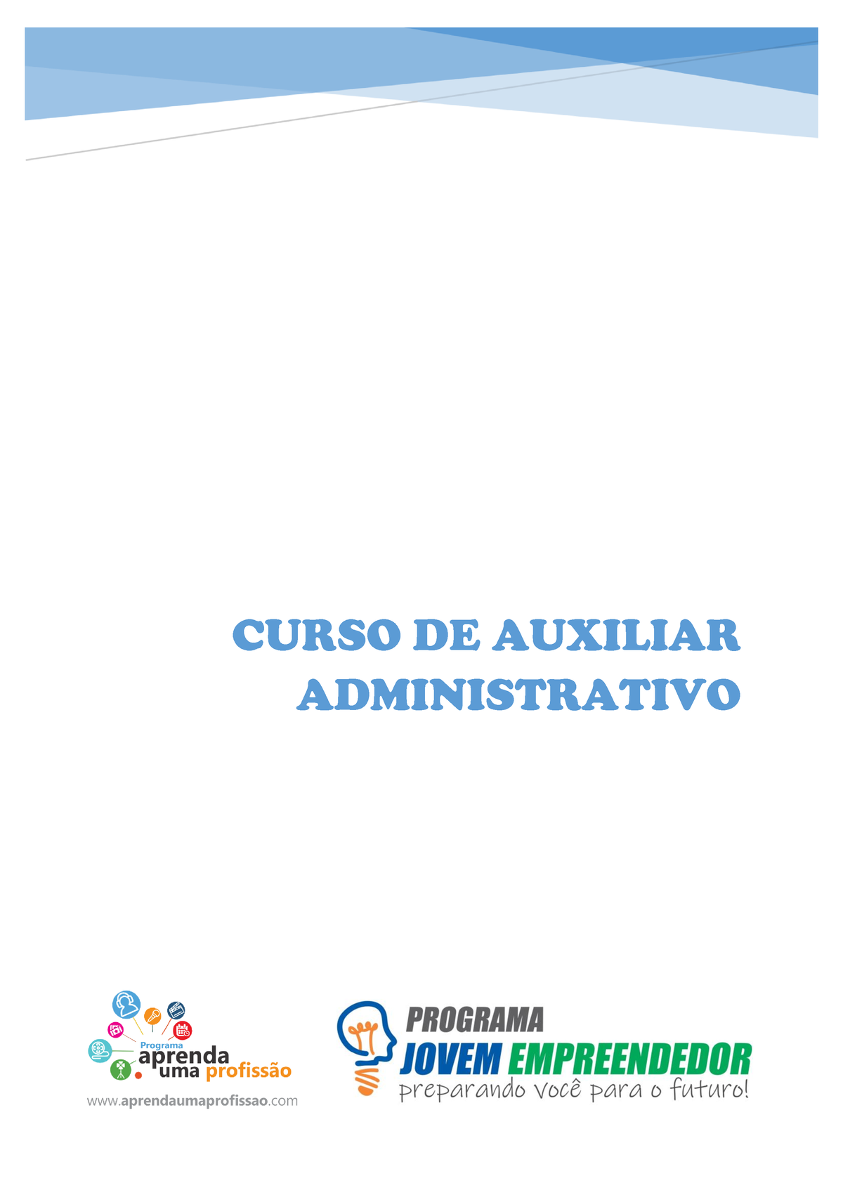 Apostila Auxiliar Administrativo Curso De Auxiliar Administrativo