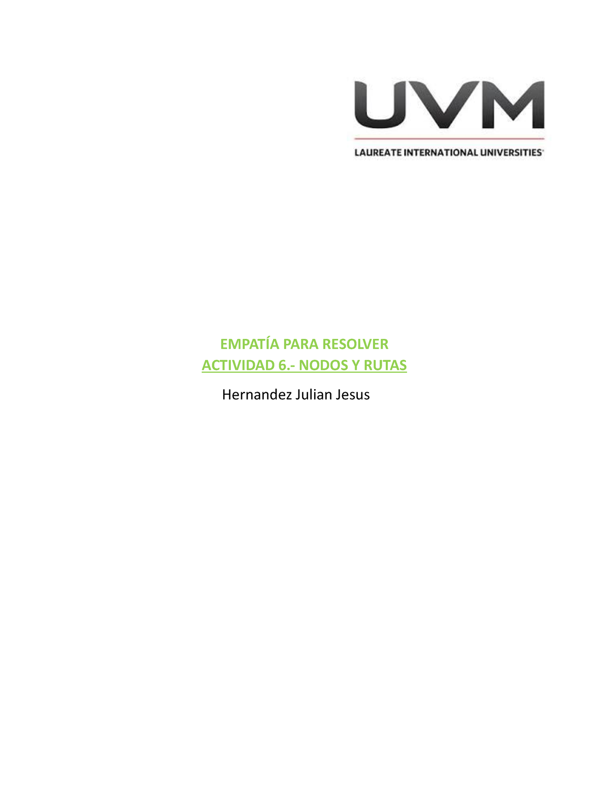 A6 Epr 1 Actividad 6 De Empatia Para Resolver EmpatÍa Para